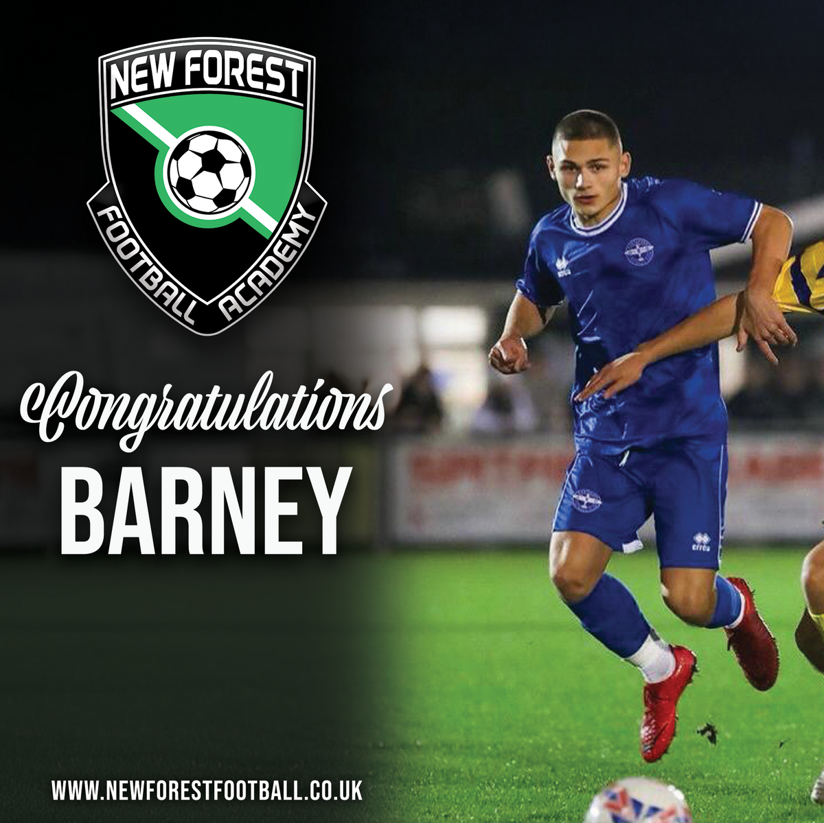 BARNEY PLAYS A BLINDER OF A SEASON! 🔥🏆 – New Forest Football Academy