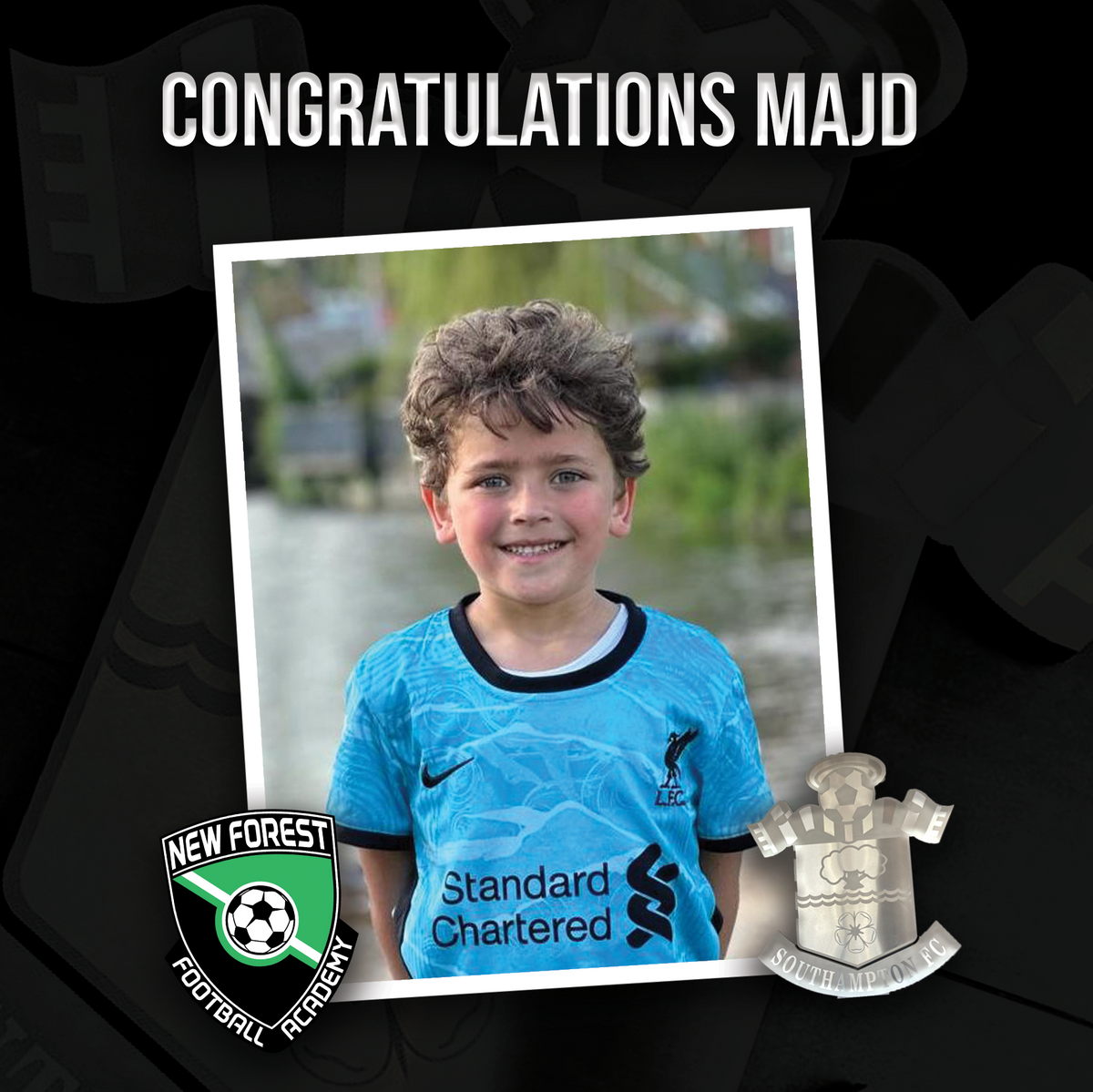 MAJD PROGRESSES TO SOUTHAMPTON FC ACADEMY – New Forest Football Academy