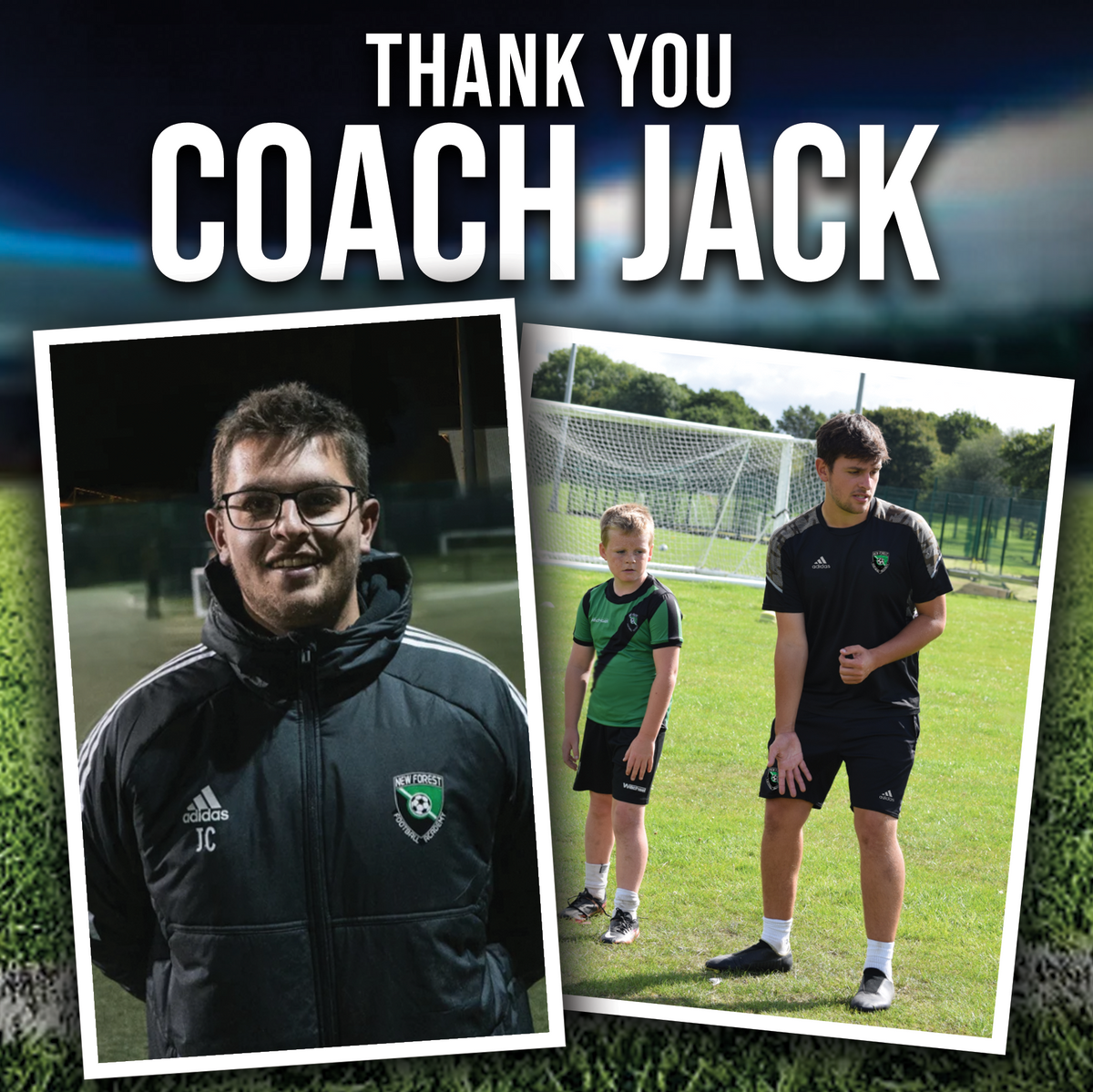 FAREWELL COACH JACK – New Forest Football Academy